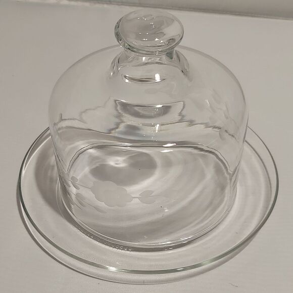 Princess House | Dining | Vintage Princess House Floral Clear Glass ...